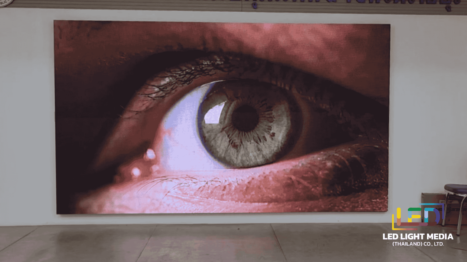 ติดตั้งจอ LED ถาวร P2.976 Indoor @สำนักงาน ป้องกันควบคุมโรคที่ 5 ราชบุรี